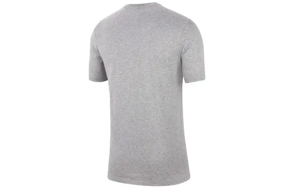 JORDAN Printing Casual Sports Round Neck Short Sleeve - Gray
