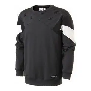 Adidas Originals Patchwork Print Round Neck Pullover