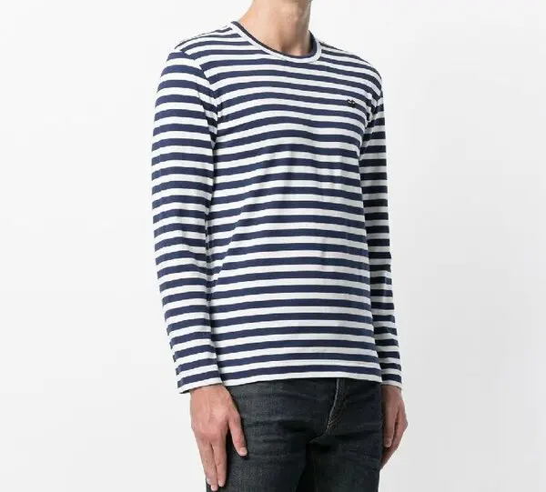 Play Comme Des Garcon Long Sleeve Striped T-shirt