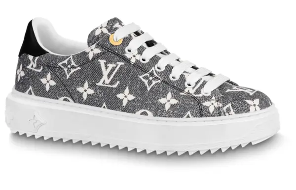 LOUIS VUITTON Time Out Sneakers - Grey/white/black