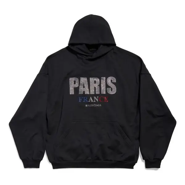 Balenciaga Strass Hoodie - Black