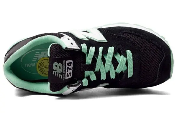 NEW BALANCE 574 Sneakers - Black/green