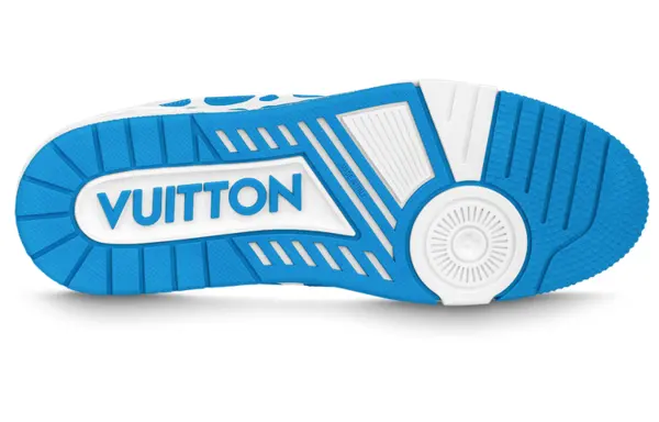 LOUIS VUITTON X Yayoi Kusama High Top Sneakers - White/blue