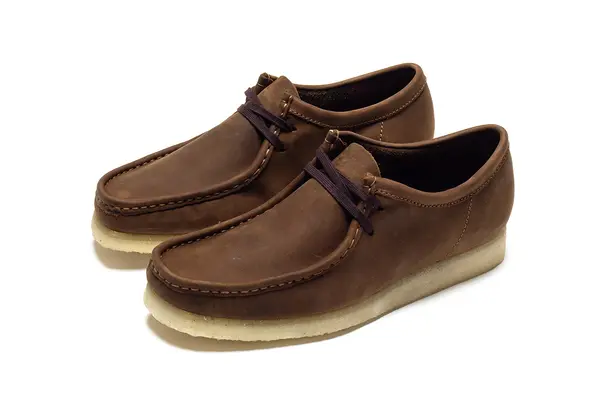 Clarks Wallabee "beeswax" Lace Up Shoes