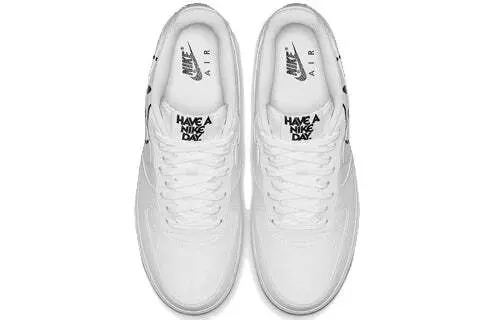 Nike Force 1 Low "have A Day" Sneakers - White-black