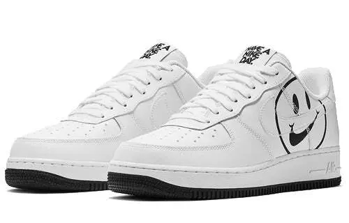 Nike Force 1 Low "have A Day" Sneakers - White-black