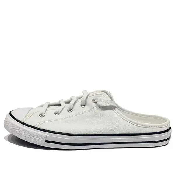CONVERSE Chuck Taylor All Star Dainty Mule Slip Sneakers - White