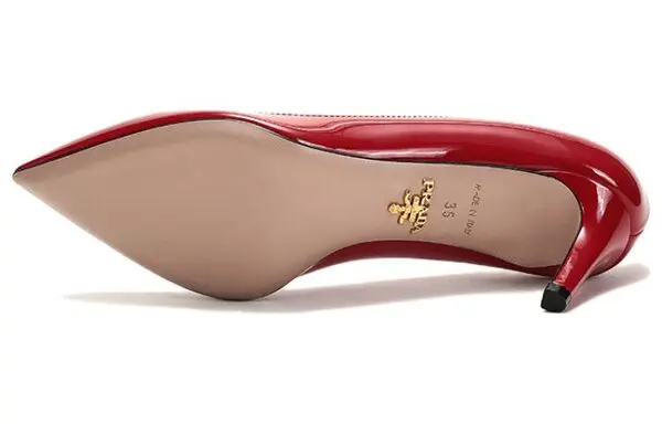 Prada Pointed Patent Leather Heels