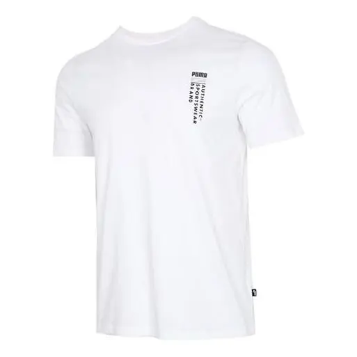 PUMA Casual Graphic T-shirts - White