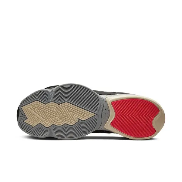 JORDAN Air Zion 2 Pf "black Cement - Black/red