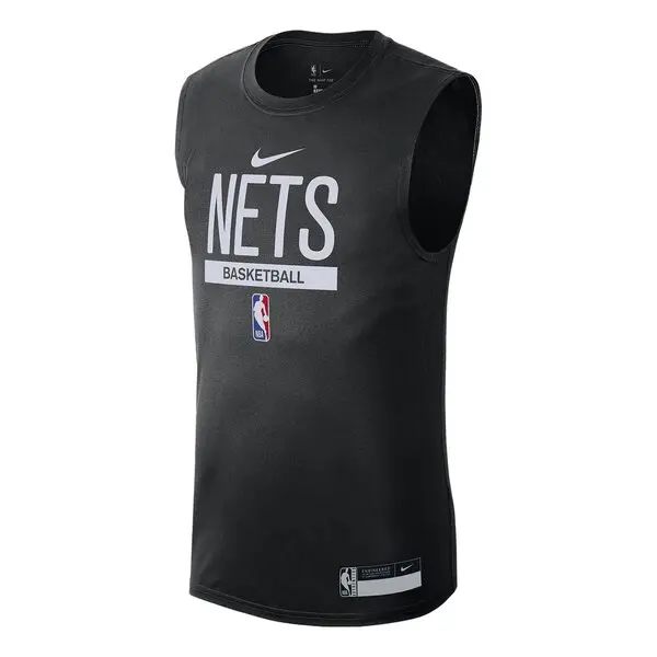 Nike X Nba Brooklyn Nets Basketball Training Jersey - Black