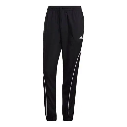 Adidas Woven Logo Trousers - Black