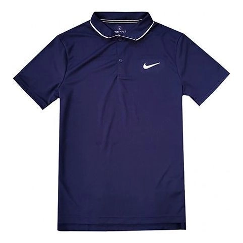 Nike Court Dri-fit Quick-dry Polo Male - Blue