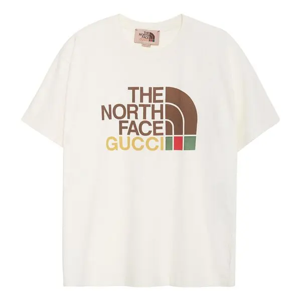 Gucci X The North Face Oversize T-shirt - Cream