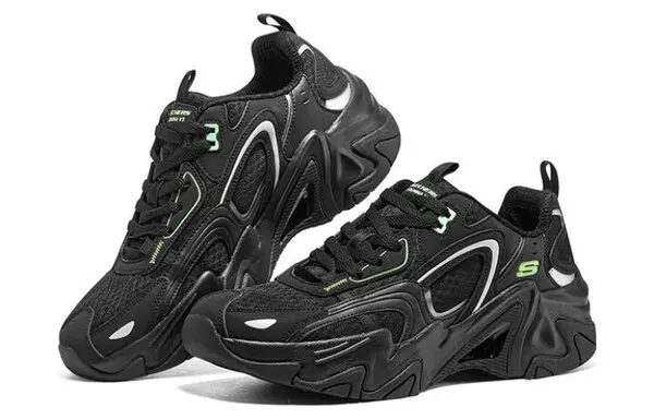 Sketchers Stamina V3 Athletic Sneakers - Black