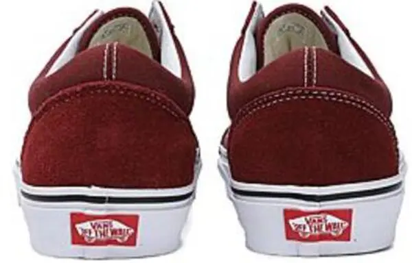 VANS Old Skool Low Top Suede Sneakers - Red