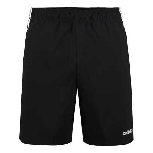 Adidas Stripe Logo Training Shorts - Black