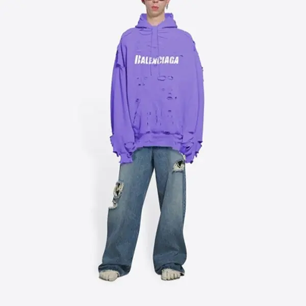 Balenciaga Destroyed Hoodie
