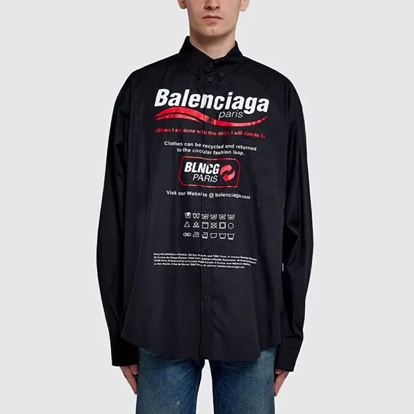 Balenciaga Dry Cleaning Shirt Large Fit
