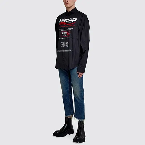 Balenciaga Dry Cleaning Shirt Large Fit
