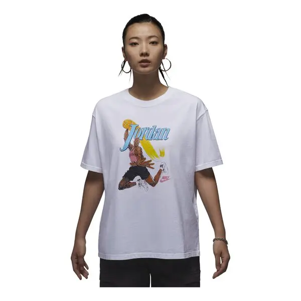 JORDAN Graphic T-shirt Asia Sizing - White