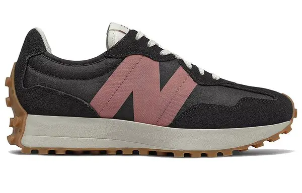 NEW BALANCE 327 Athletic Sneakers - Black/red