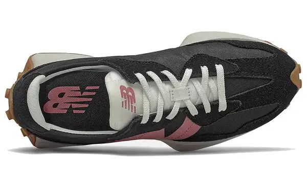 NEW BALANCE 327 Athletic Sneakers - Black/red