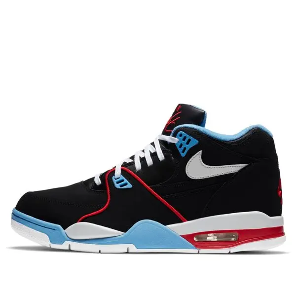 Nike Flight 89 Mid Top Sneakers - Black/blue/red