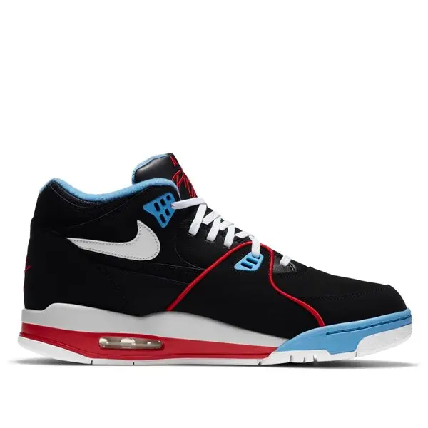 Nike Flight 89 Mid Top Sneakers - Black/blue/red