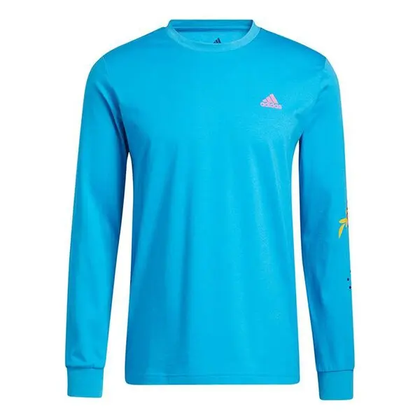 Adidas Long Sleeve Graphic T-shirt - Blue