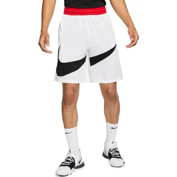 Nike Logo Elastic Waistband Casual Shorts - Multi-color