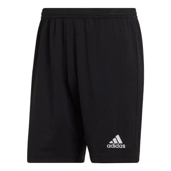 Adidas Solid Color Logo Printing Straight Casual Shorts - Default Color