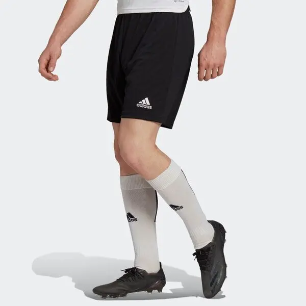 Adidas Solid Color Logo Printing Straight Casual Shorts