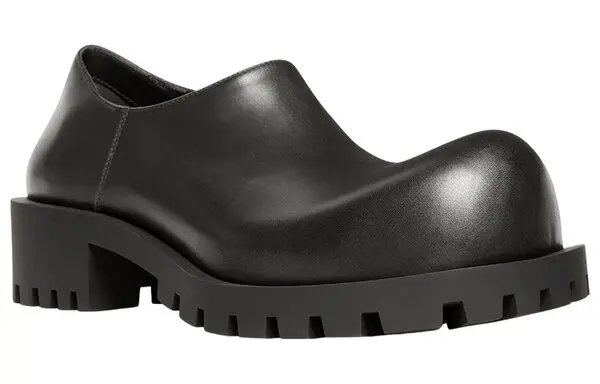 Balenciaga Hummer" Leather Block Heel Shoes