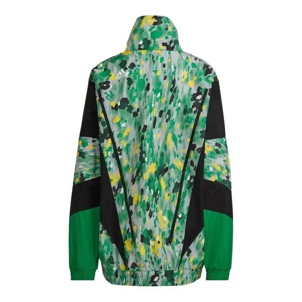 Adidas Stella Mccartney Printed Woven Track Top - Multi-color