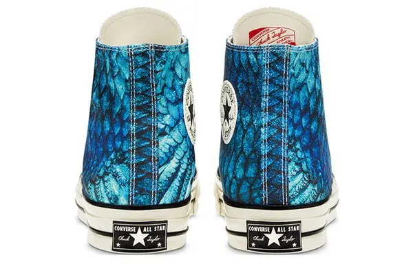 CONVERSE Chuck 70 Animal Print High Top Sneakers - Blue/white