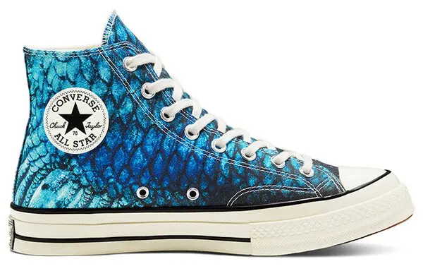 CONVERSE Chuck 70 Animal Print High Top Sneakers - Blue/white