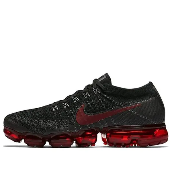 Nike Vapormax "bred" Athletic Sneakers - Black/varsity Red