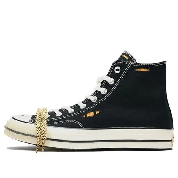 CONVERSE Dr. Woo X Chuck 70 High Top Sneakers - Black/sunset Gold
