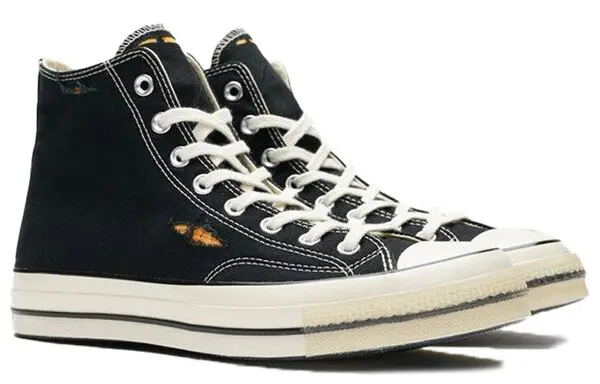 CONVERSE Dr. Woo X Chuck 70 High Top Sneakers - Black/sunset Gold
