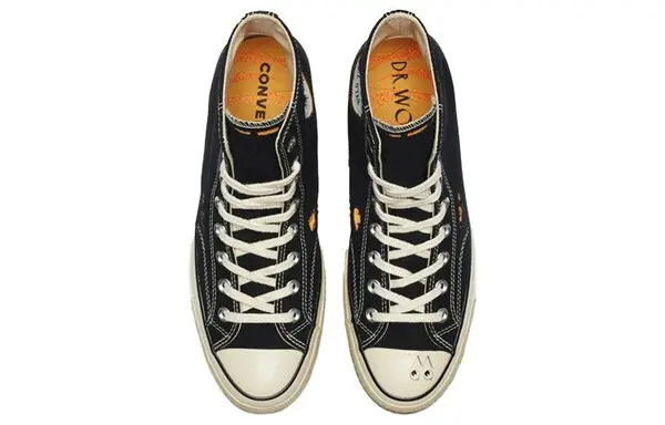 CONVERSE Dr. Woo X Chuck 70 High Top Sneakers - Black/sunset Gold