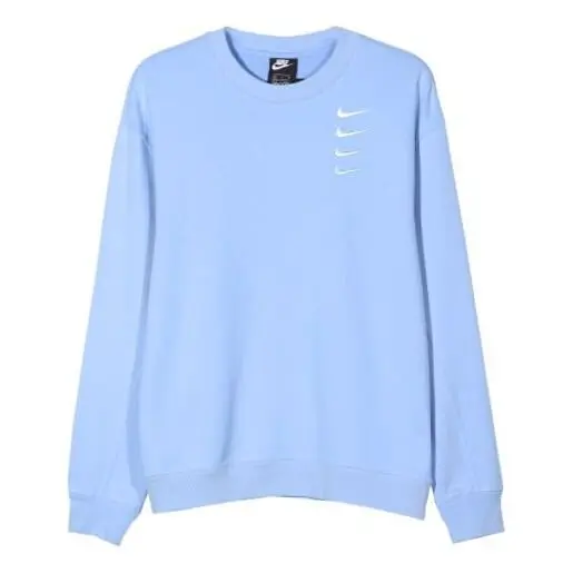 Nike Swoosh Gradual Change Crewneck Sweater - Light Blue