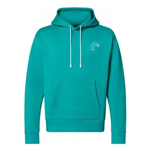 LOUIS VUITTON Embroidered Iconic Hoodie - Green