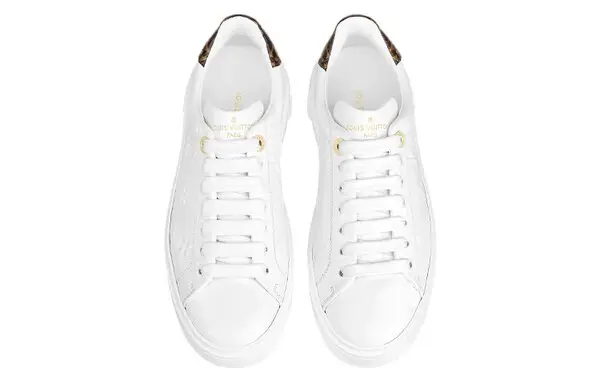 LOUIS VUITTON Time Out Sneakers - White/brown