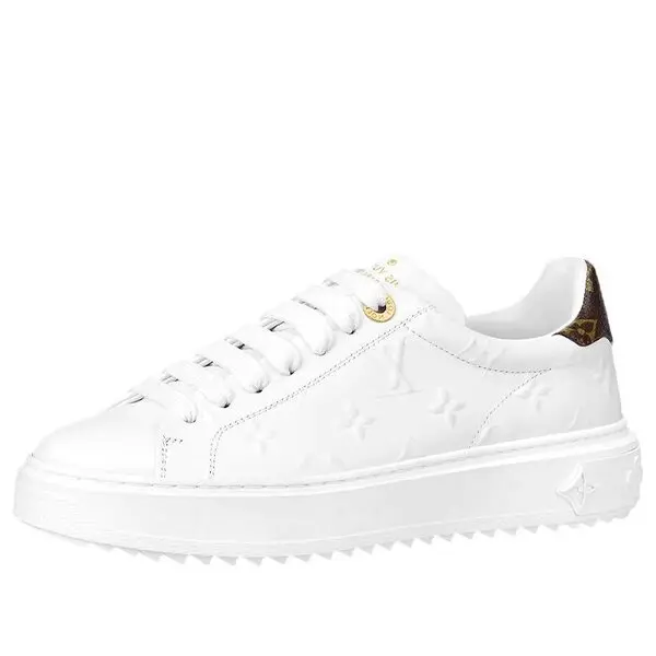 LOUIS VUITTON Time Out Sneakers - White/brown