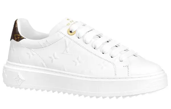 LOUIS VUITTON Time Out Sneakers - White/brown