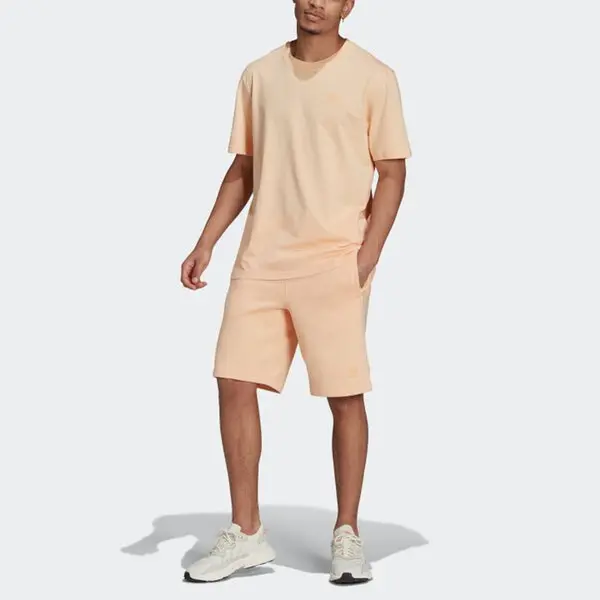 Adidas Originals Casual Breathable Sports Short Sleeve Apricot Color T-shirt - Default Colorway