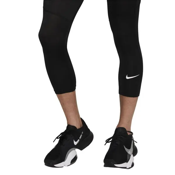Nike Pro Dri-fit 3/4-length Fitness Tights - Black