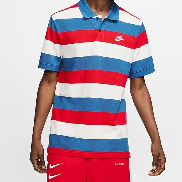Nike Sportswear Polo-shirt Red/blue
