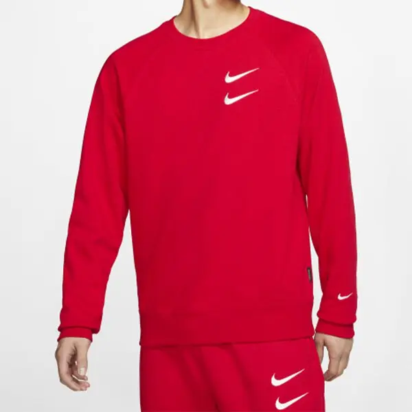 Nike Swoosh Crewneck Sweatshirt - Red